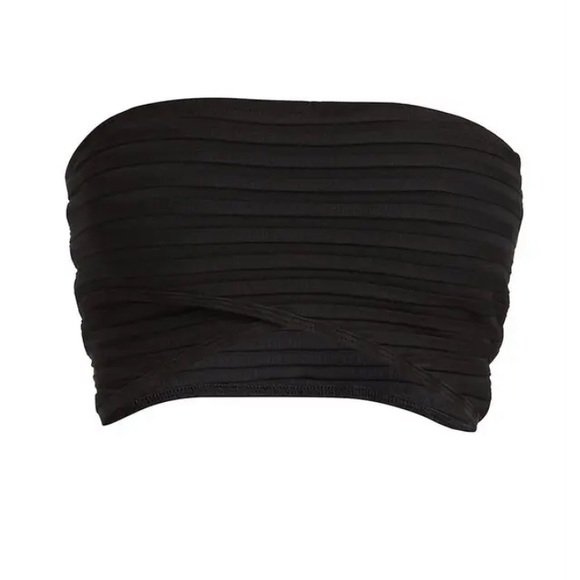 Simon Miller | Tops | New Simon Miller Rib Knit Bandeau Crop Top In ...